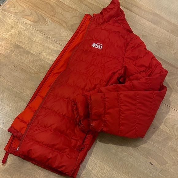 REI | Jackets & Coats | Rei Kids Bright Red Puffer Coat | Poshmark